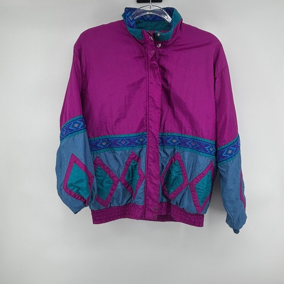 Lavon | Jackets & Coats | Vintage Lavon Petites 9s Windbreaker Jacket ...